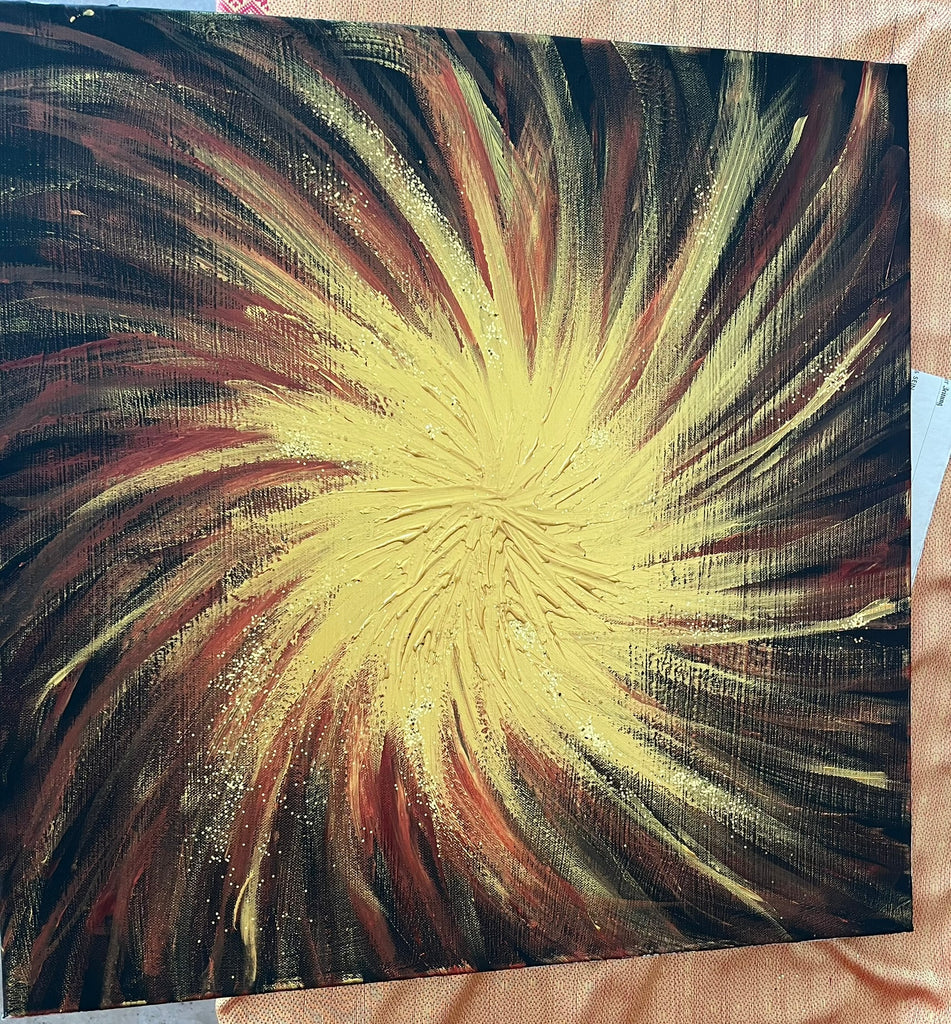 Rahel Straub - Twisting sun Wandbild | Rahel Straub | KUNST-ONLINE