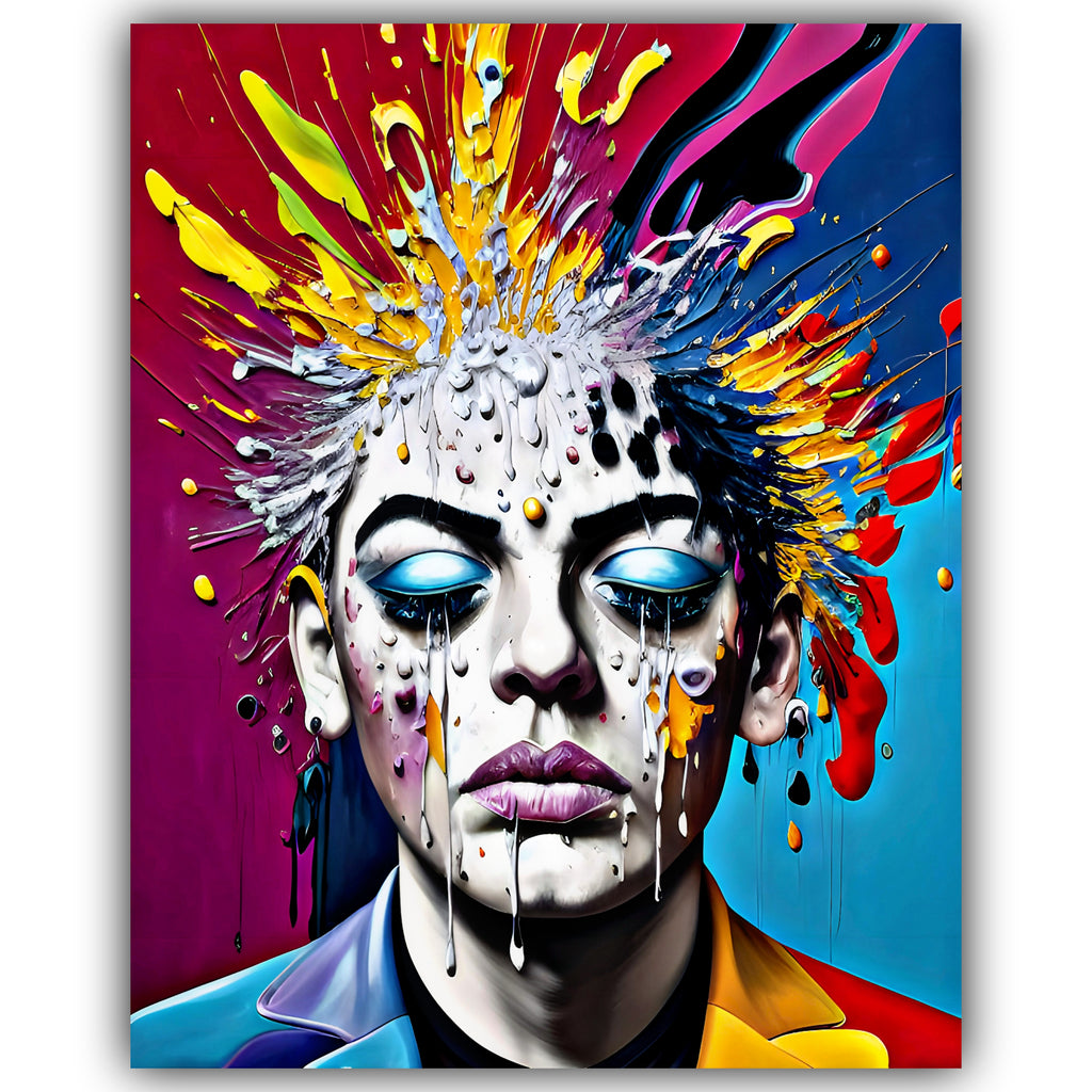 Dominik Eichhorst - Sad face Wandbild | Dominik Eichhorst | KUNST-ONLINE